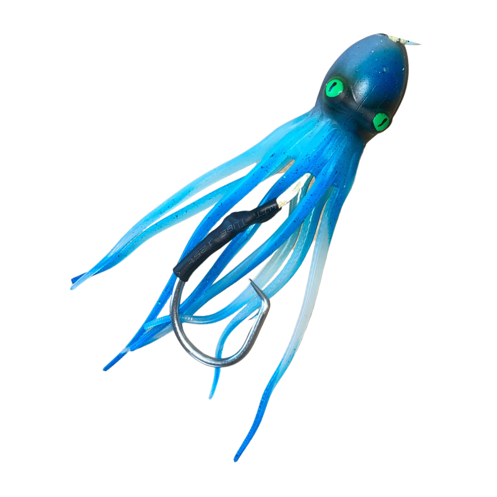 Glowbite Crazy Eyes Octo Rubber - Blue – Fishing Innovators