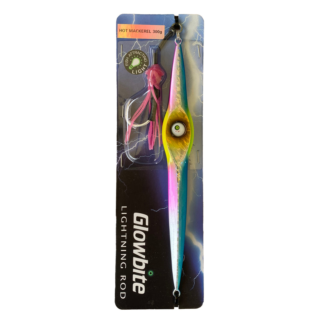 Glowbite Lightning Rod V2 - Hot Mackerel – Fishing Innovators