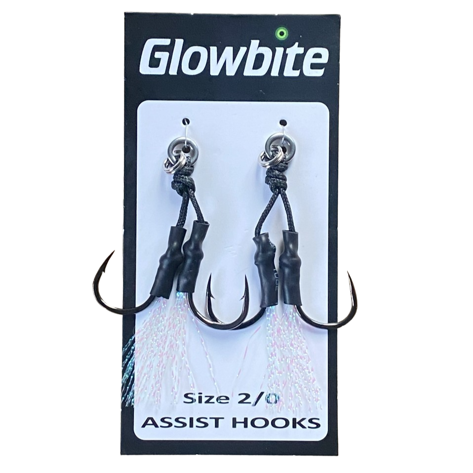 Glowbite Size 2/0 Assist Hooks – Fishing Innovators