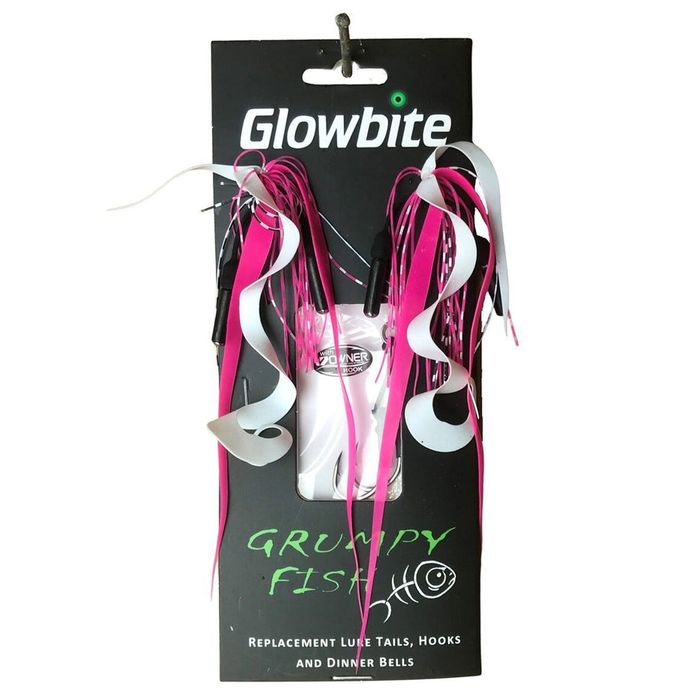 Replacement tails with dinner bells and hook set – Pink – Fishing ...